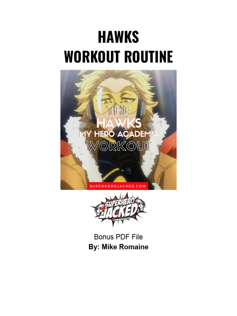 Hawks-Workout-PDF | PDF | Management Of Obesity | Physical Fitness Hawks-Workout-PDF | PDF | Management Of Obesity | Physical Fitness