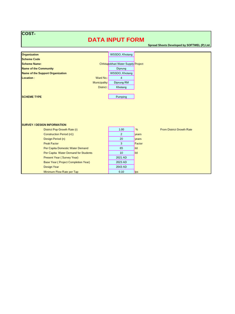 Pipeline - Design Sample | PDF | Discharge (Hydrology) | Water And The ...