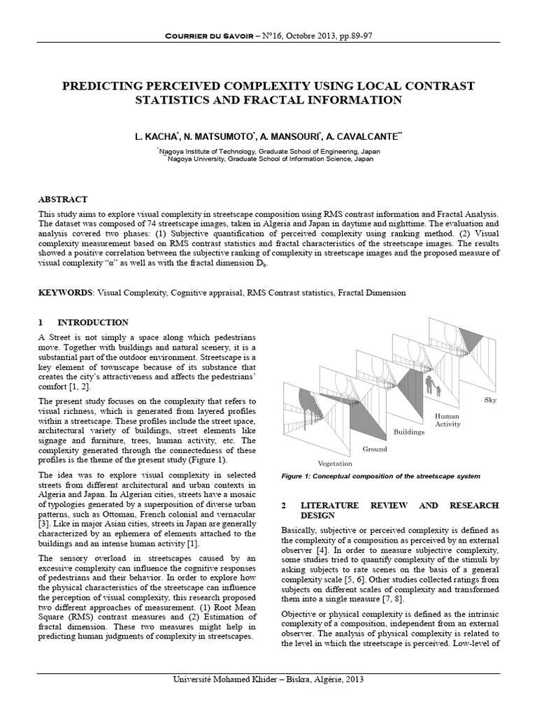 11 - Article Kacha Mansouri Matsumoto | PDF | Contrast (Vision) | Fractal
