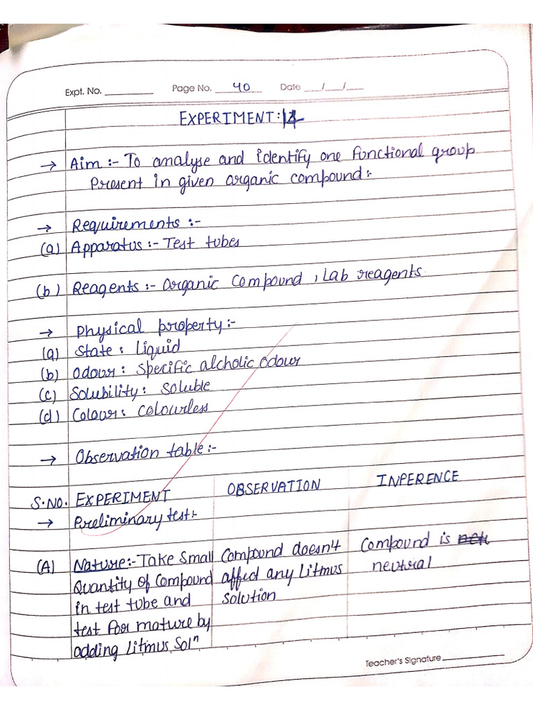 Class 12 Chemistry Experiment File (2).Shot by Aryan. | PDF