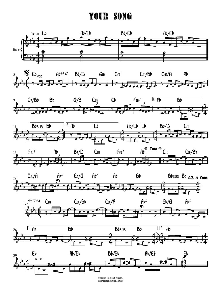 Your Song_base | PDF