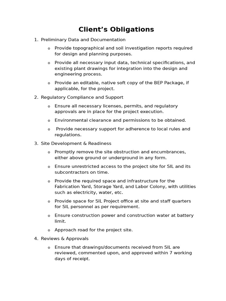 Client Obligation and SIL Exclusion | PDF | Regulatory Compliance ...