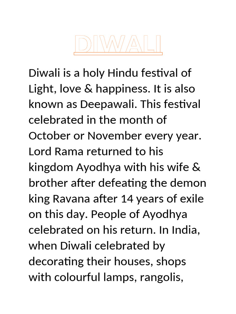 Diwali | PDF