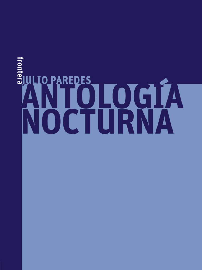 Paredes, Julio - Antologia Nocturna | PDF