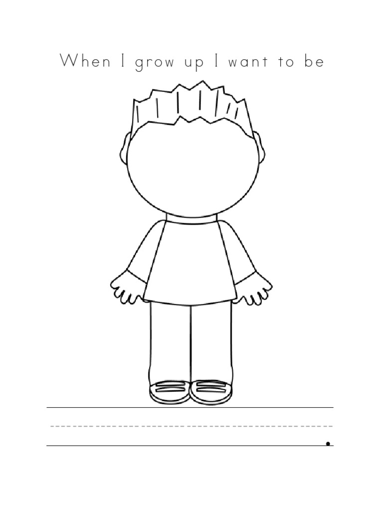 When I Grow Up Color and Write Free Printable_A Little Pinch of Perfect ...