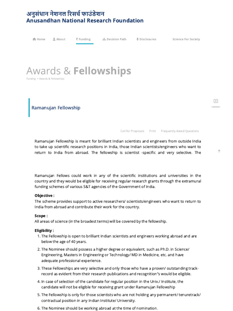 Home - Anusandhan National Research Foundation, Department of Science ...