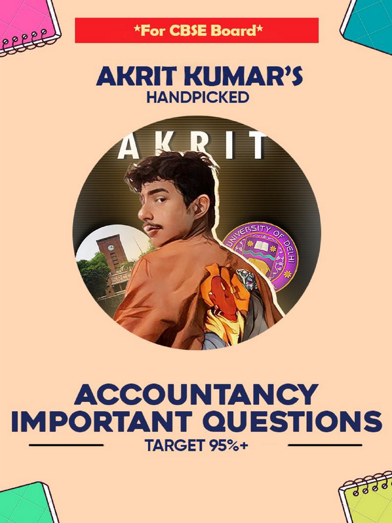 Accountancy Important Questions by Akrit Kumar | PDF