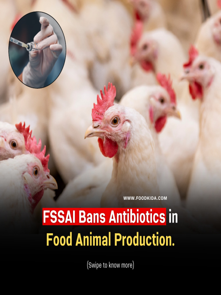 FSSAI Antibiotic Ban in Food Animal | PDF