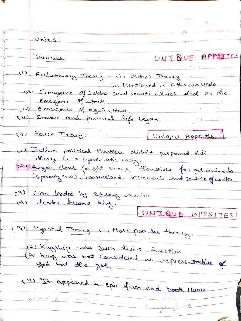 Unique AppSites ITCS Quick Revision Notes Unit 1 | PDF