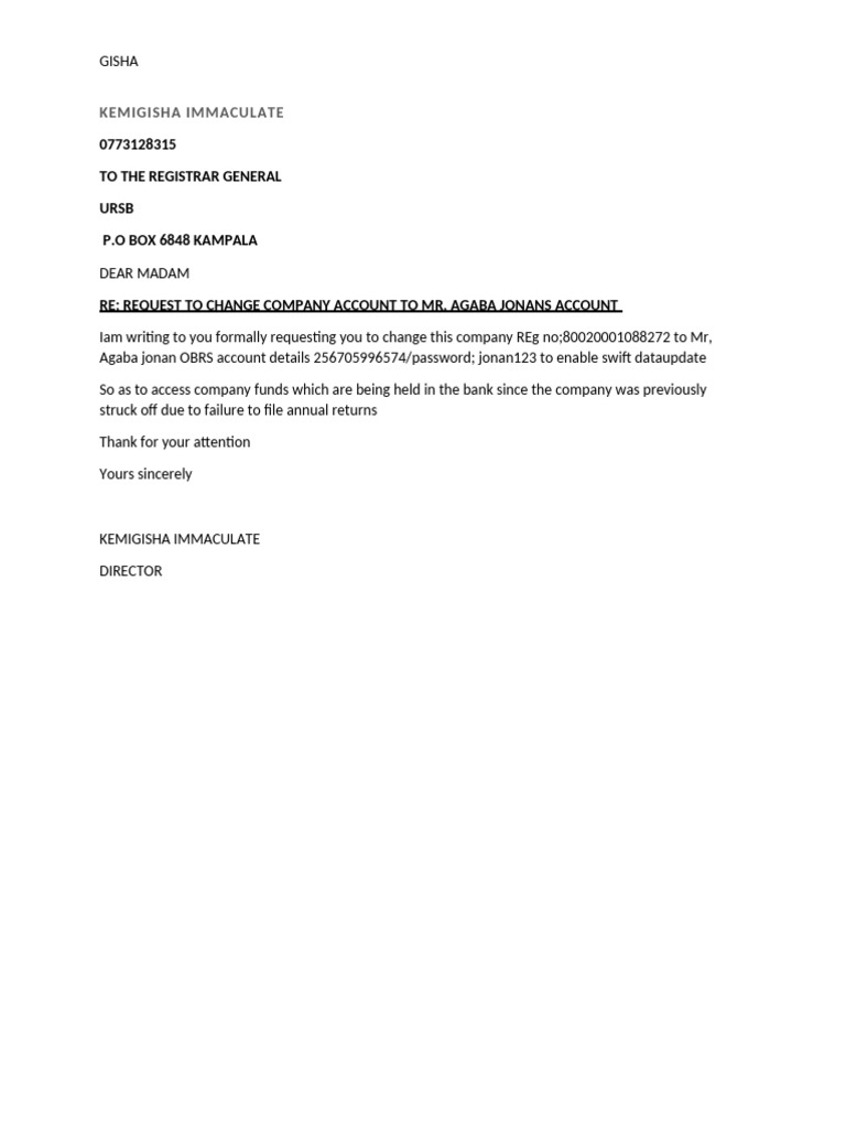 Kemigisha Immaculate | PDF