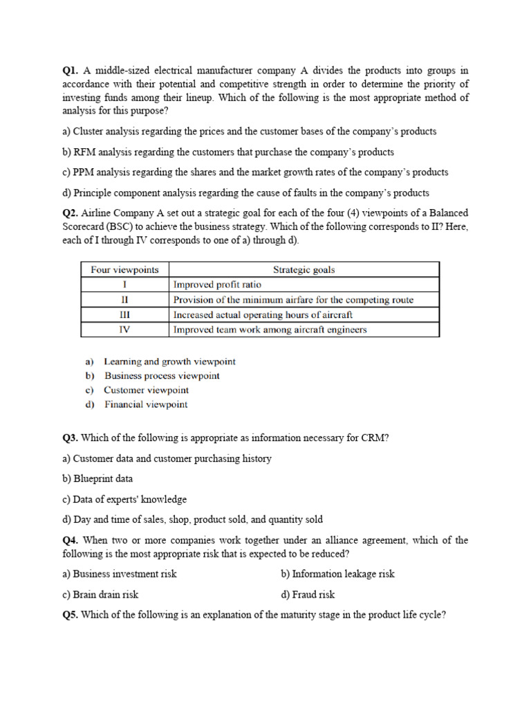 Old Question For CH 2 (18!2!24) | PDF | Smart Card | Information