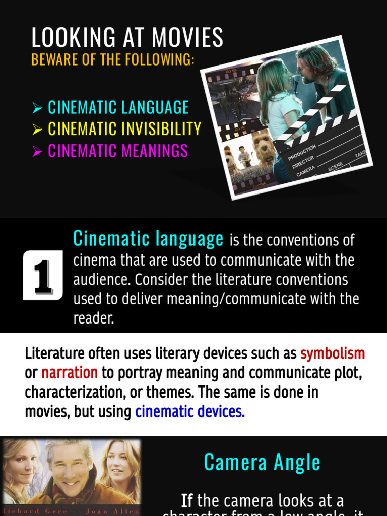 Cinematic Language Invisibility 2024 | PDF | Cinematography | Intention