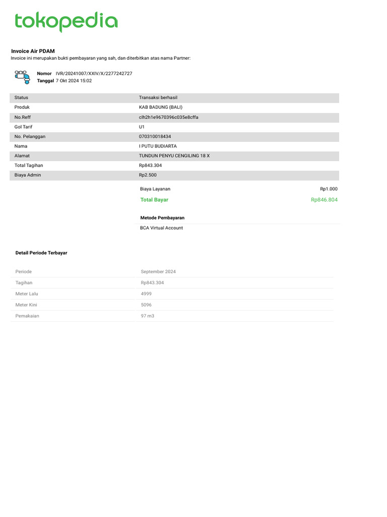 Invoice 2277242727 contoh | PDF