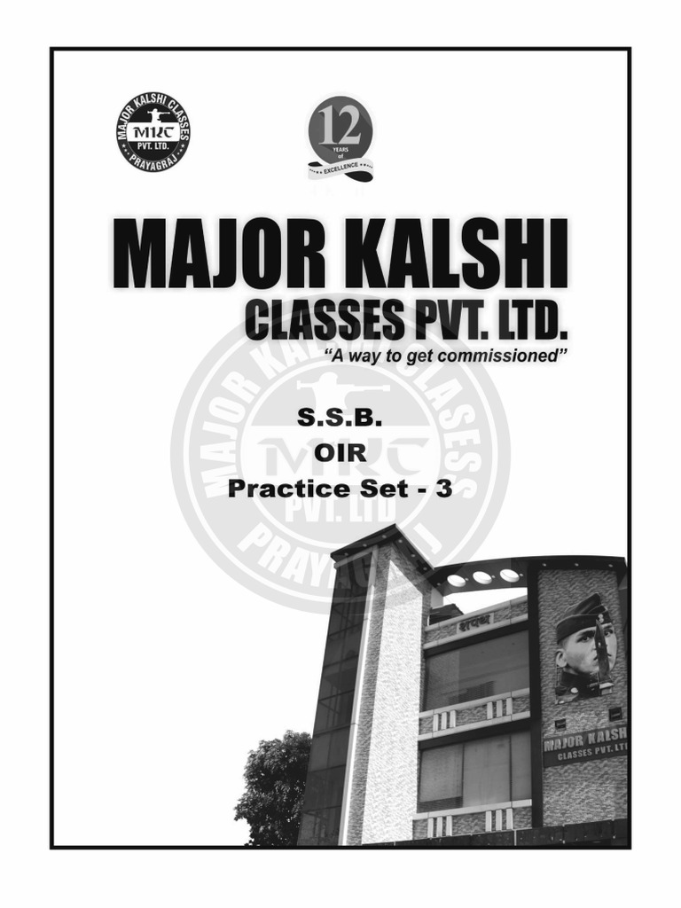 SSB OIR 3 DefenceDirectEducation | PDF