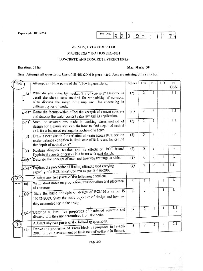 2nd Year PYQs 30-Aug-2024 8-09 am (1) | PDF