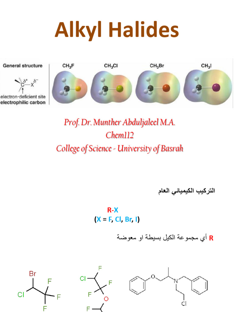 Chem112 Lec4, Alkyl Halides | PDF
