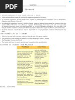 Tissues Class 9 Notes | PDF | Epithelium | Tissue (Biology)