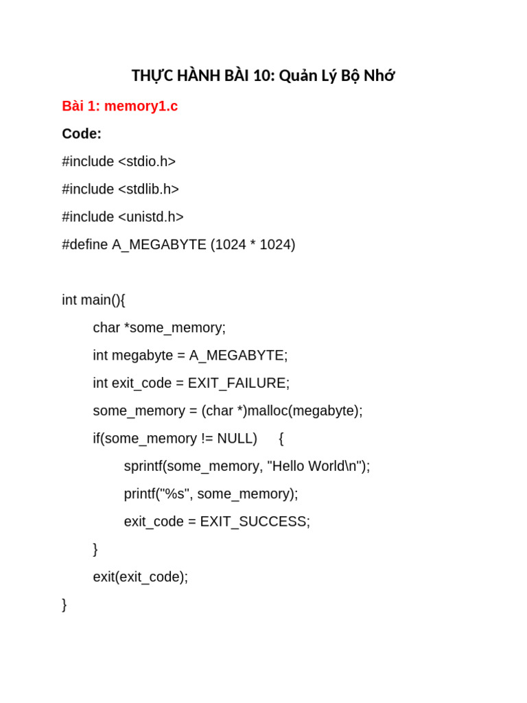 TH C Hành Bài 10 | PDF | Computer Engineering | Computer Libraries