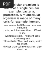 W3 - NOTES - Q2 - G7SCIENCE Unicellular and Multicellular Organisms ...