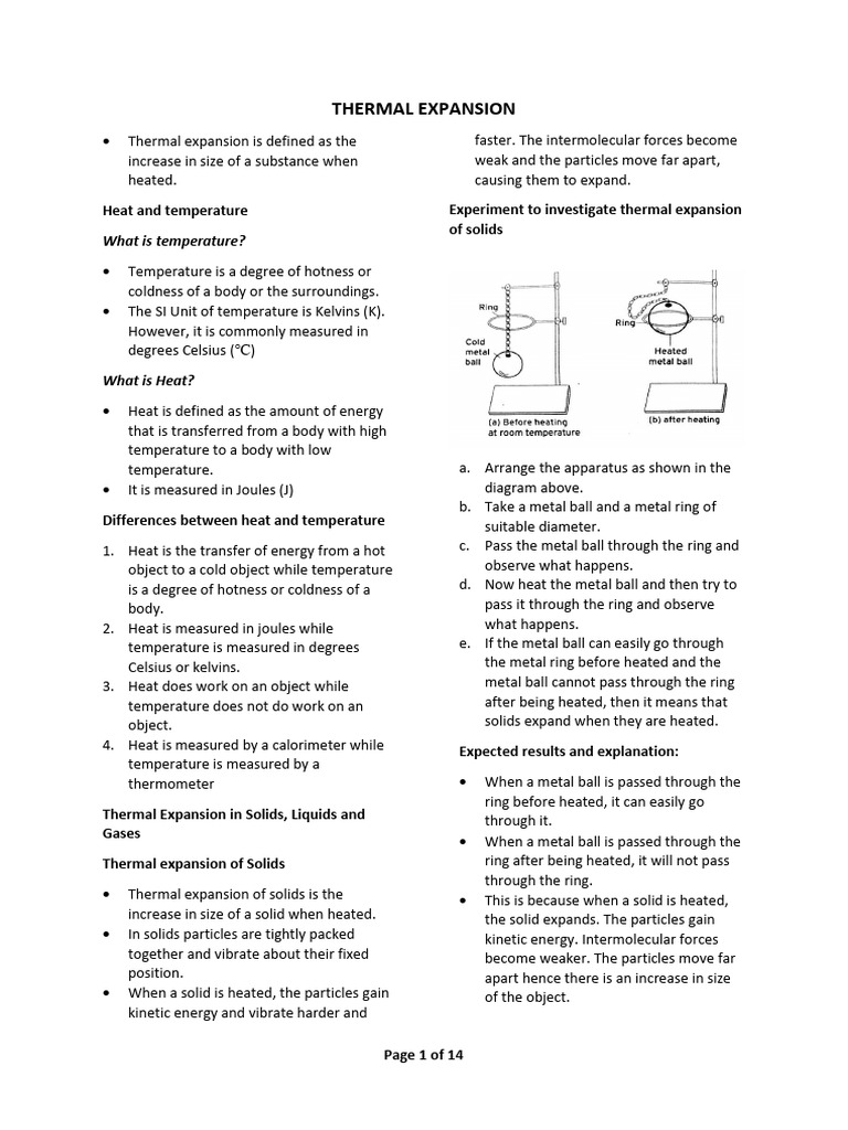 THERMAL EXPANSION AND NEWTON'S LAWS OF MOTION_024108 | PDF | Collision ...