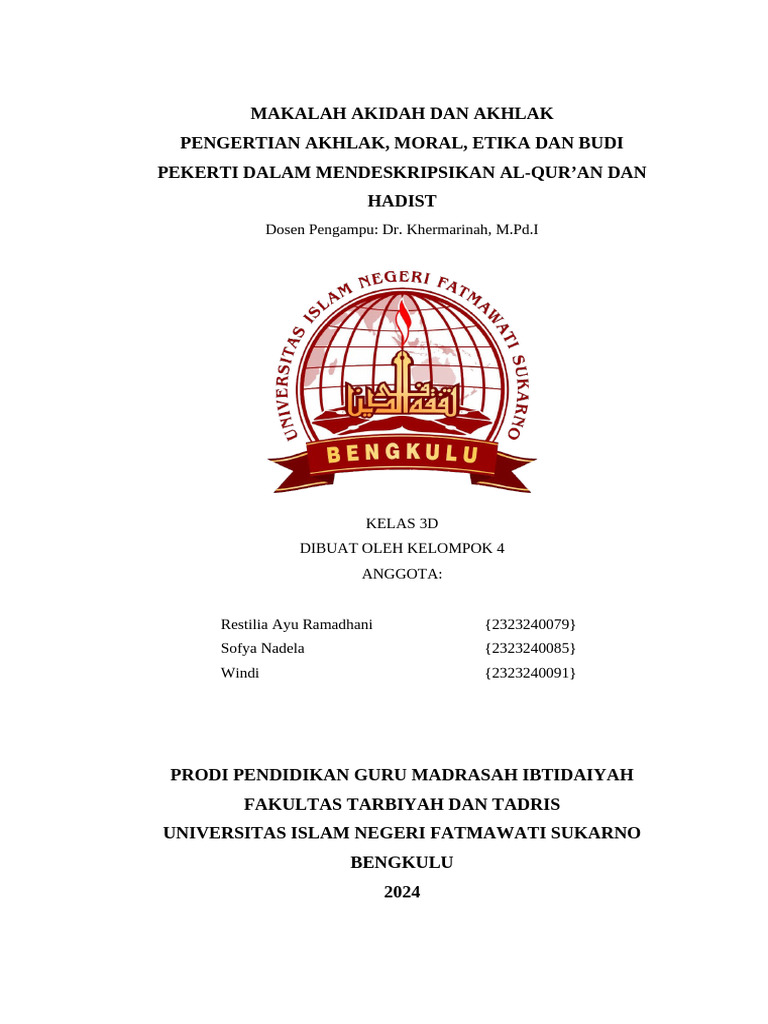 Akidah Akhlak Sofya | PDF