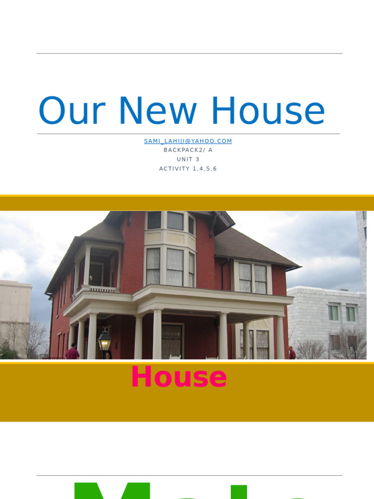 Parts of the House Overview | PDF