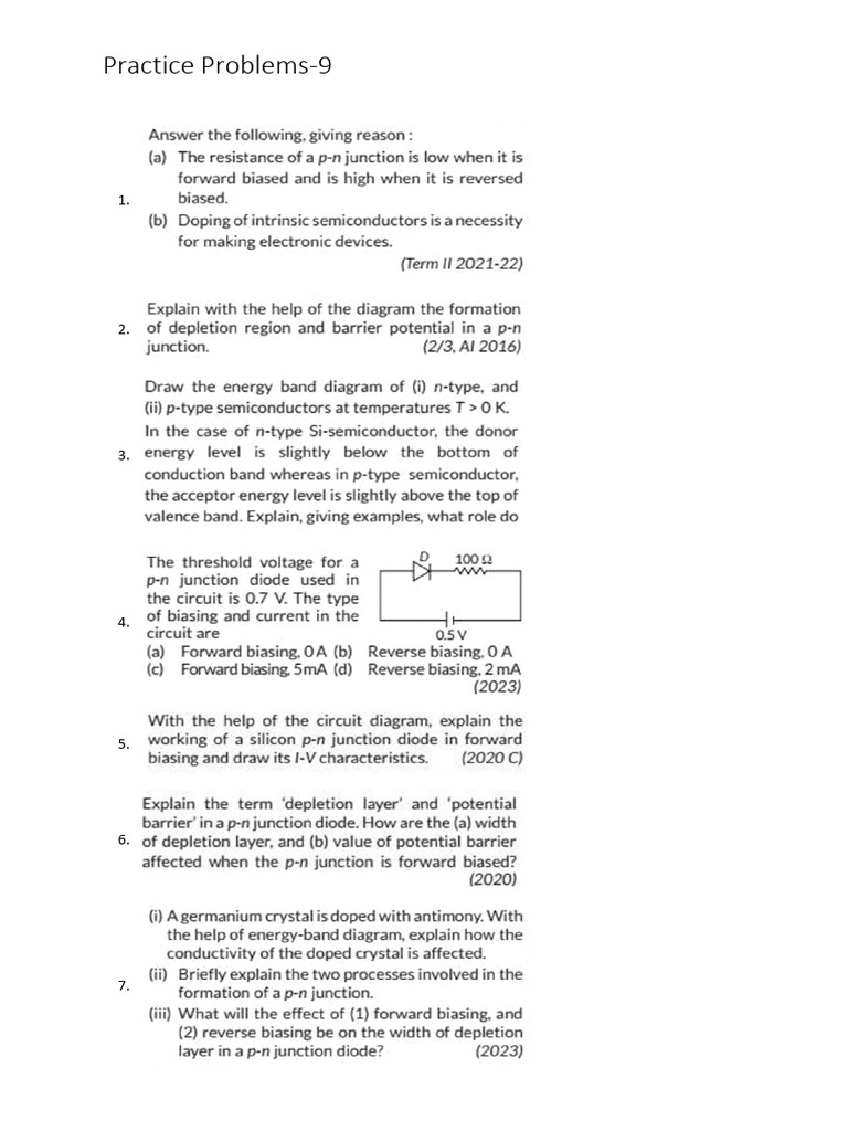 Practice Problem | PDF