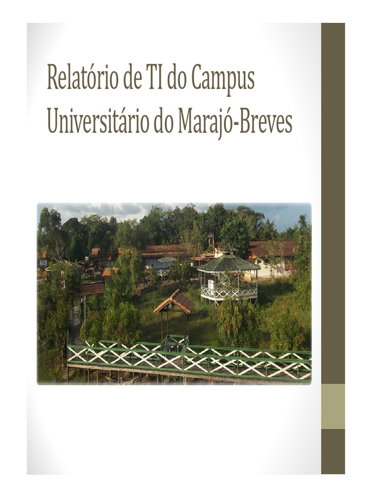 Relatório de TI do Campus Marajó-Breves | PDF | Tecnologia da ...