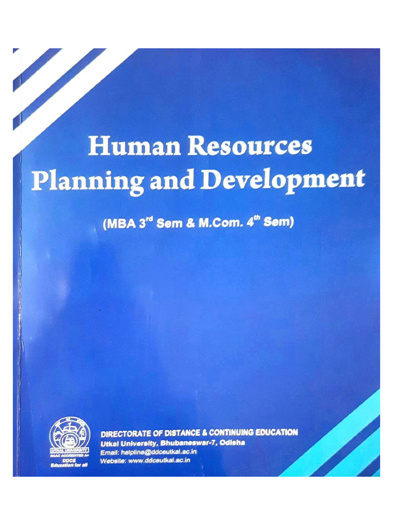 Human Resources Planning Development | PDF