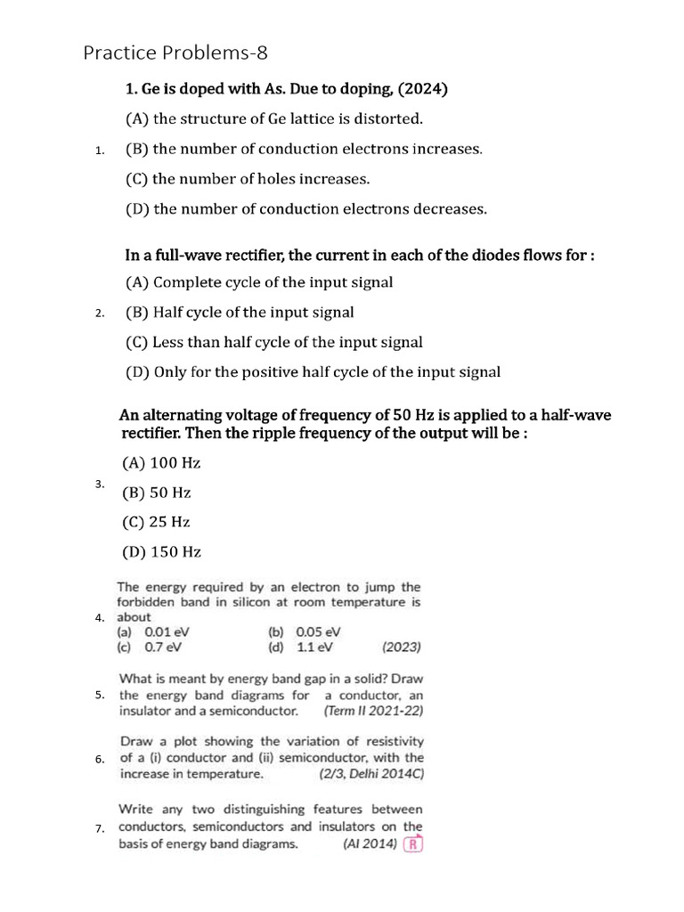 Practice Problems 8 | PDF