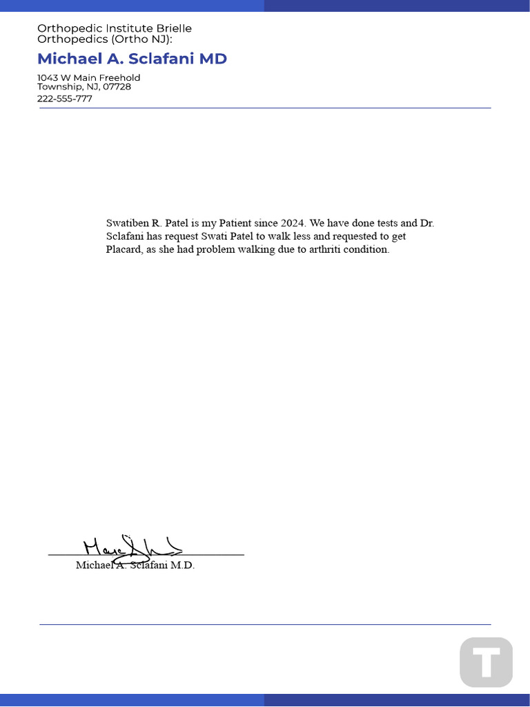 Free Doctor Sample Prescription Letterhead | PDF