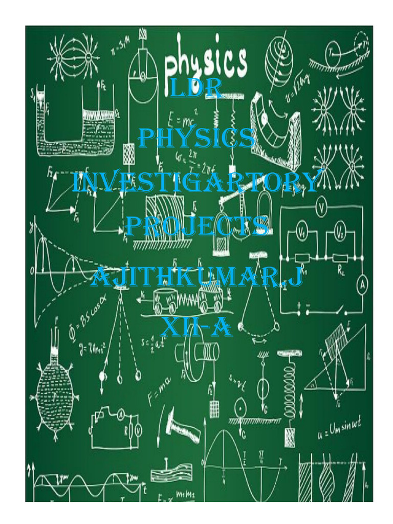 LDR Physics Investigartory Projects | PDF
