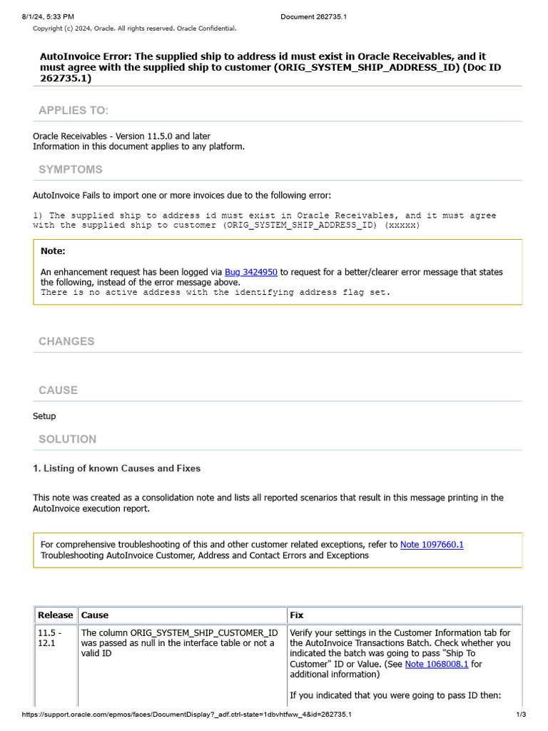 Document 262735.1 | PDF | Software | Data Management
