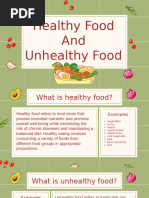 Healthy vs Unhealthy Food Guide | PDF