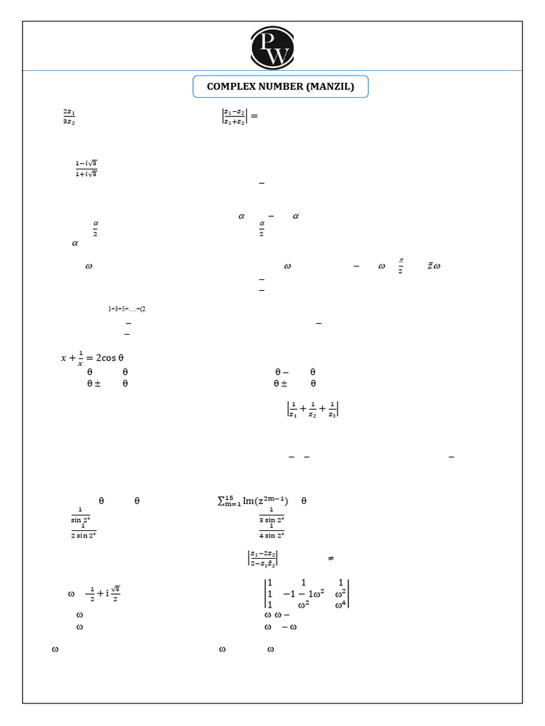 60c0be697266990020d22056 - ## - Complex Numbers - Practice Sheet (Of ...