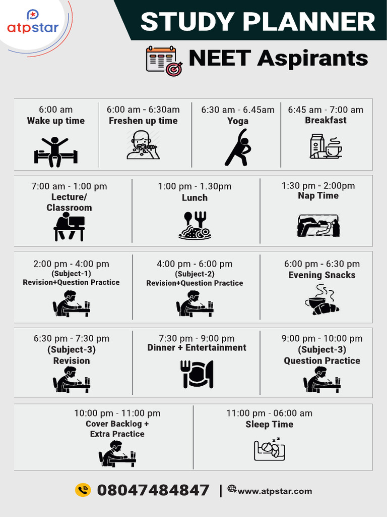 Study_Planner_NEET-20220121155402961278 | PDF