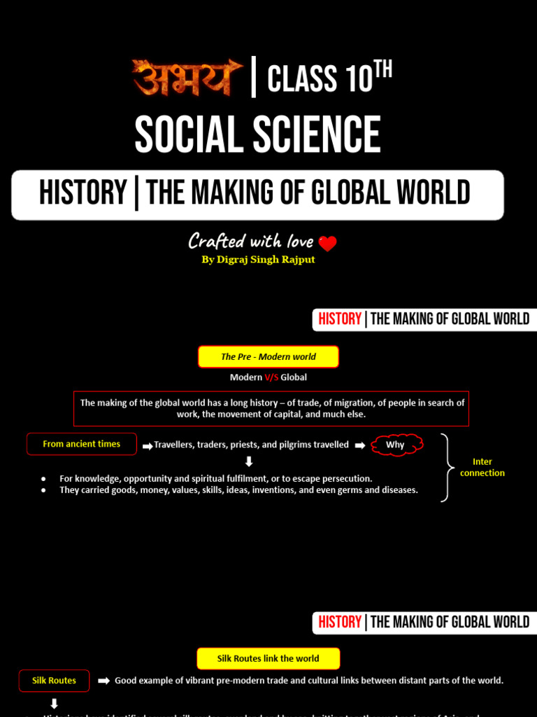 The Making of a Global World: Insights | PDF | Silk Road | Asia