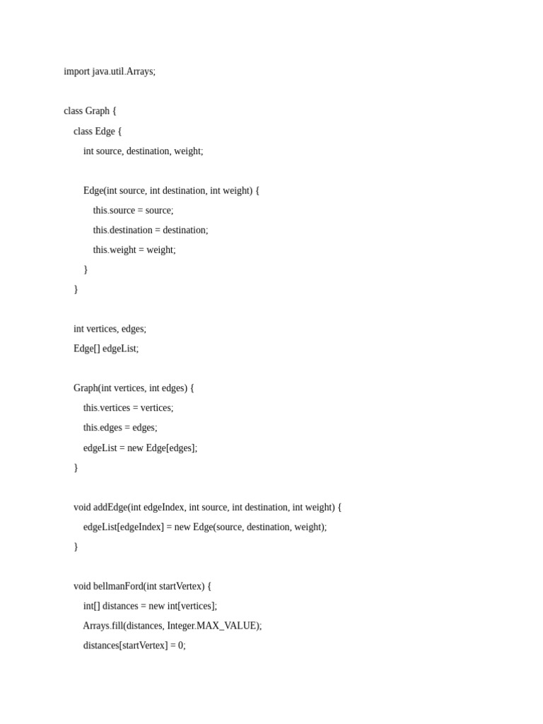 Bellman and Distance Vector | PDF | Vertex (Graph Theory) | Graph Theory