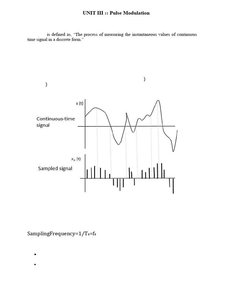 UNIT-3PCS | PDF | Sampling (Signal Processing) | Digital Signal Processing