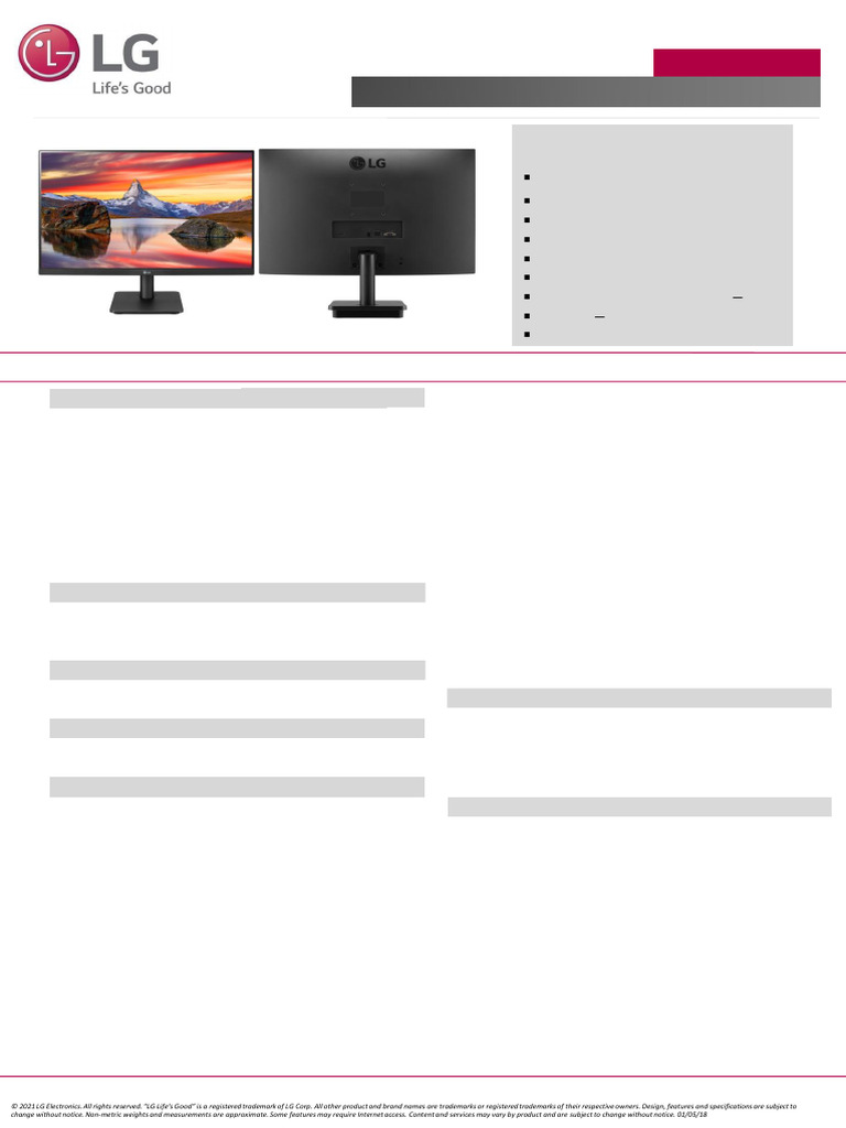 lg-24mp400-b-monitor-24mp400-b | PDF | Hdmi | Display Resolution