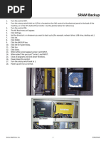 Fanuc SRAM Backup Procedure Guide | PDF