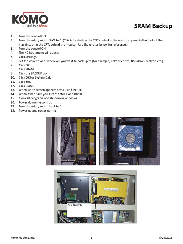 FAQ SRAM Backup 5 | PDF