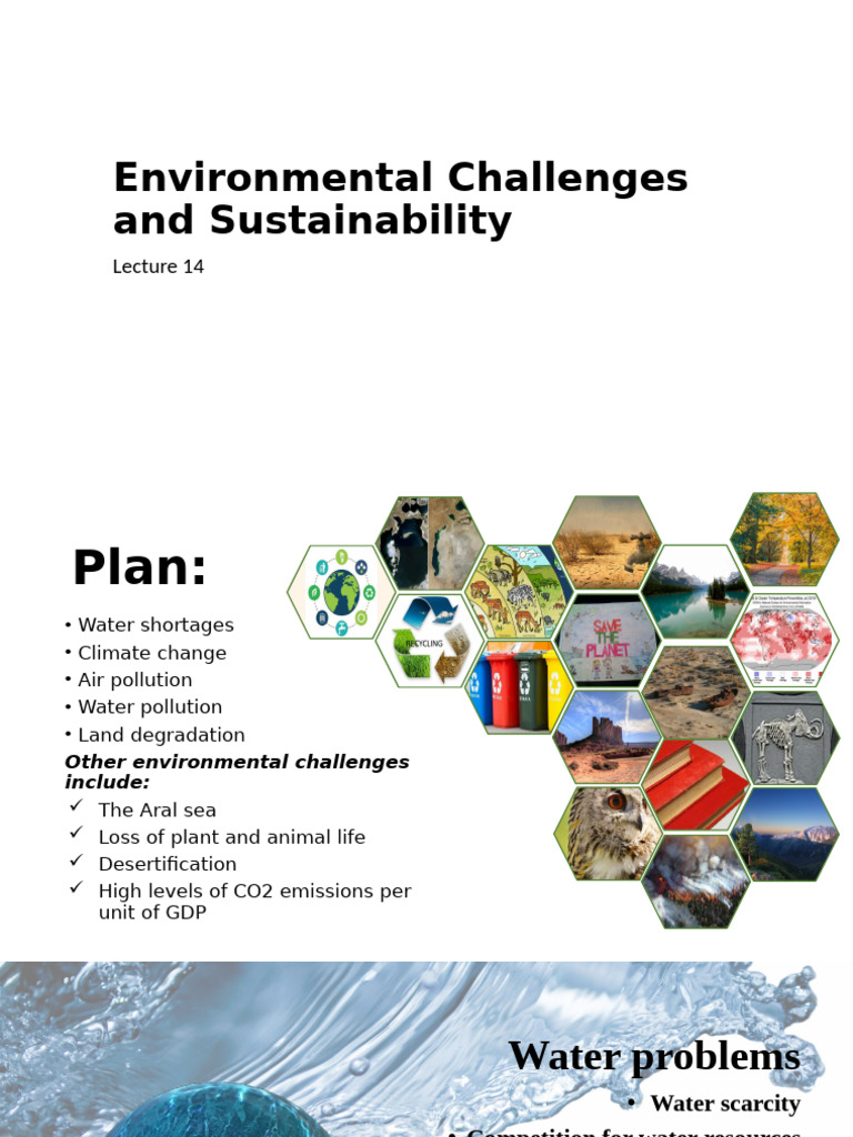Central Asia's Environmental Challenges | PDF | Climate Change ...