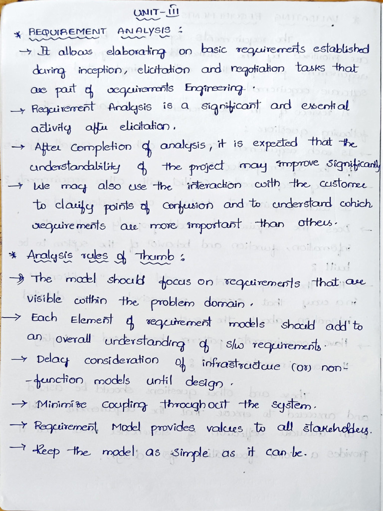 SE Written Unit-3(a) (1) | PDF
