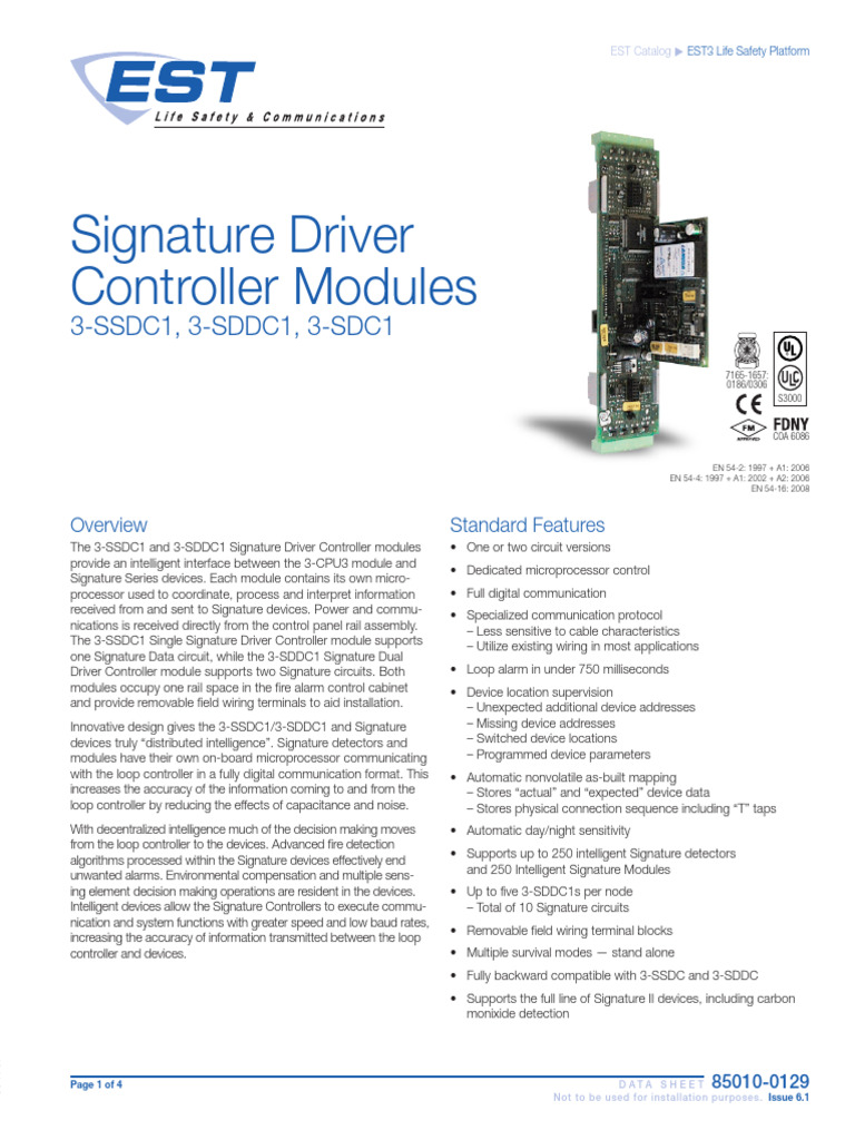 Signature Driver Controller Modules Overview | PDF | Computing ...