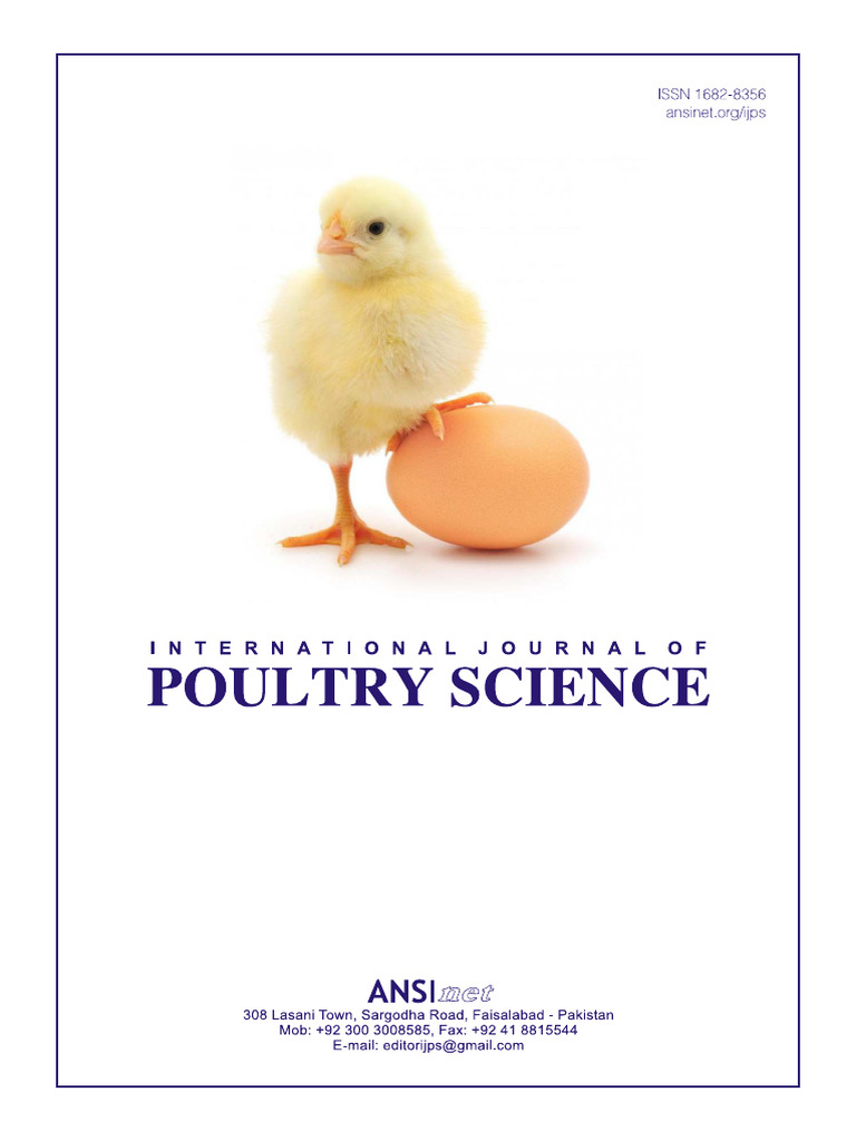 Poultry Science 01 | PDF