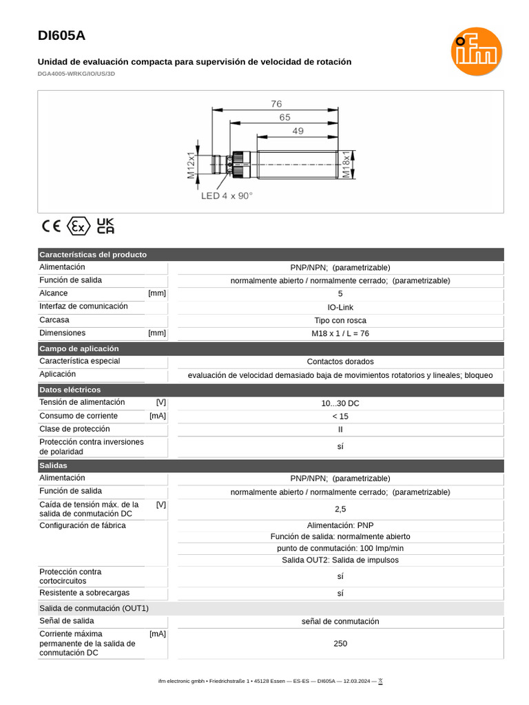 Evaluación de Velocidad de Rotación DI605A | PDF | Ingenieria Eléctrica ...