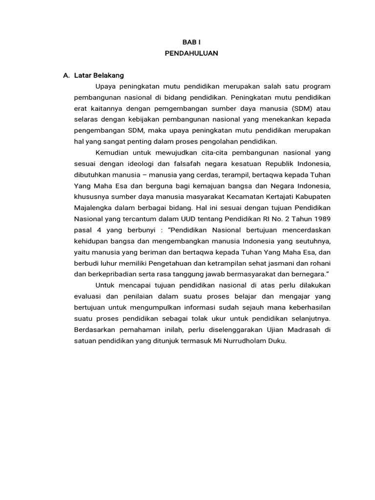 Proposal Ujian | PDF