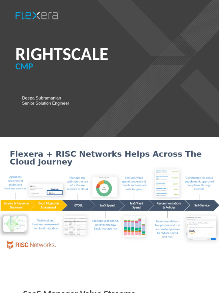 Flexera Cloud Solution Portfolio-Saas Manage+RS | PDF | Cloud Computing ...