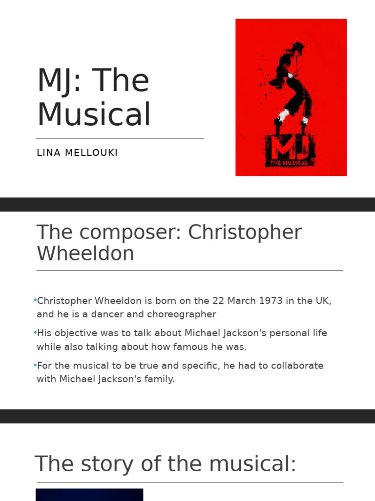 MJ: The Musical Overview and Cast | PDF